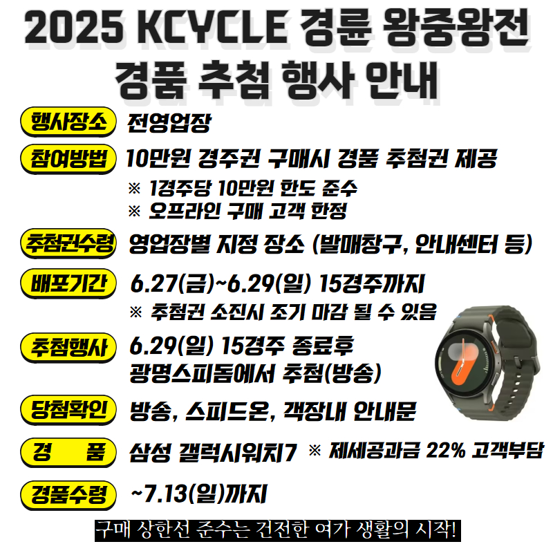 KCYCLE 경륜